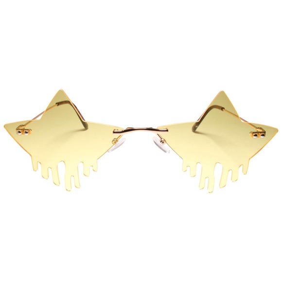 Kiss Accessories Melting Star Unique Funky Party Rave Festival